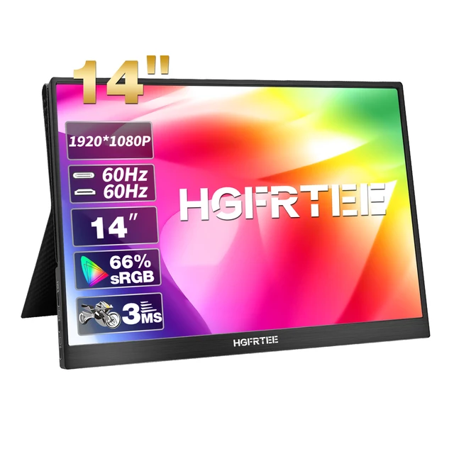 16 inch 2.5K 2560*1600 165Hz portable monitor 100%SRGB IPS gaming pc ...