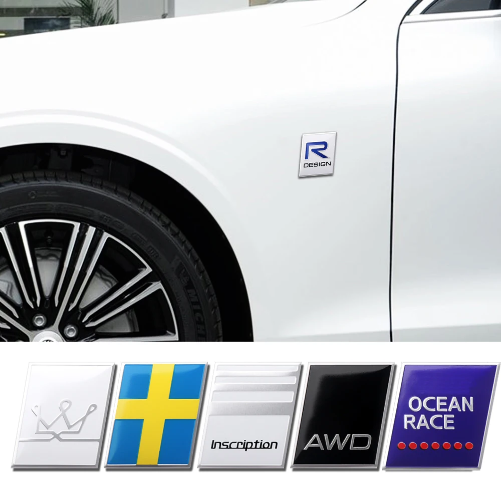 Car-R-DESIGN-Rdesign-AWD-Moose-Test-Badge-Sticker-Body-Trunk-Fender ...