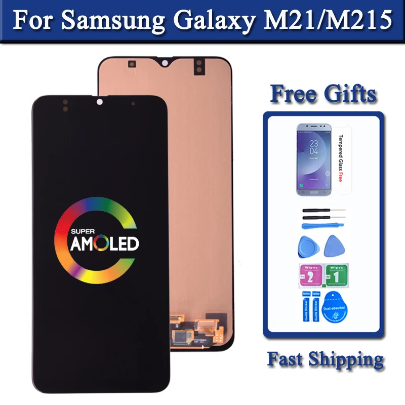 Pantalla Super AMOLED para SAMSUNG GALAXY M21 LCD con montaje de ...