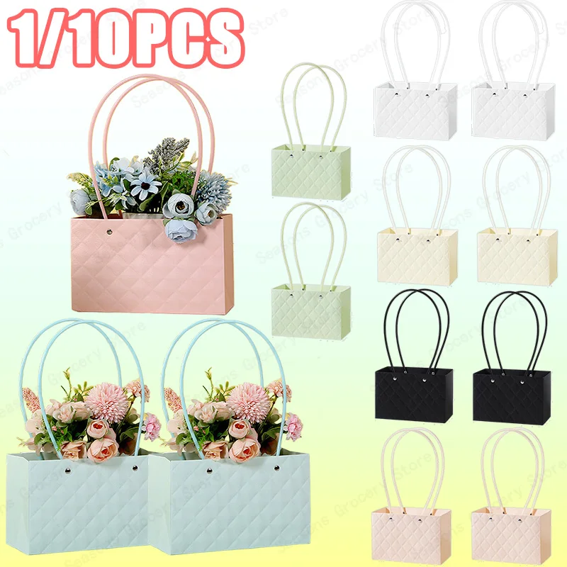 2025 New Reusable Waterproof Flower Tote Bag Eco Friendly Wedding Party ...