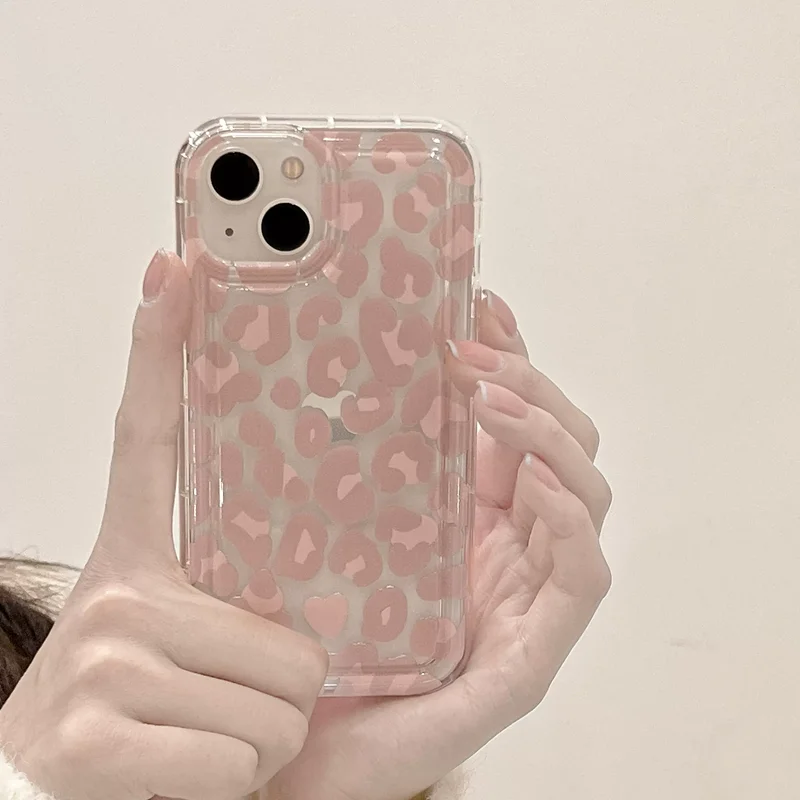 Funda-de-tel-fono-con-estampado-de-leopardo-rosa-para-Vivo-Y21S-Y20 ...