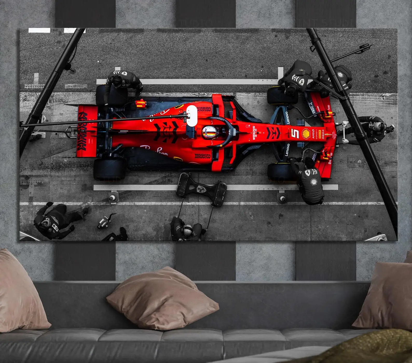 Ferrari F1 Wall Art