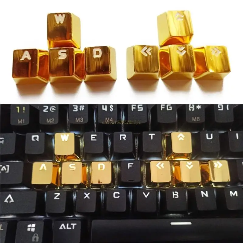 Metal-Keycap-Set-Zinc-Alloy-Mechanical-Keyboard-Keycaps-Backlit-Keycaps ...