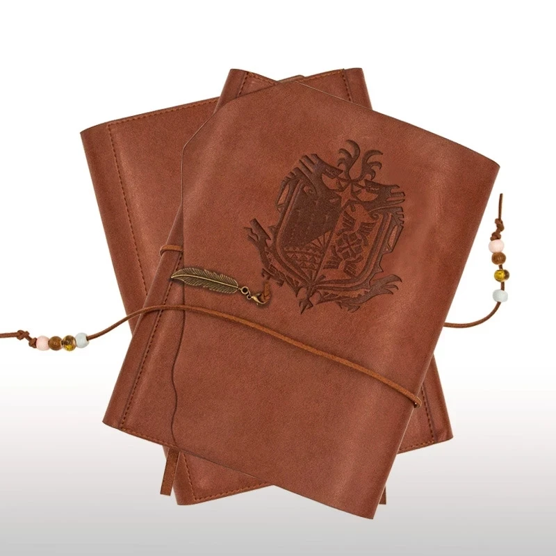 Cuaderno-Retro-Monster-Hunter-Cosplay-diario-de-cuero-PU-libro-de ...