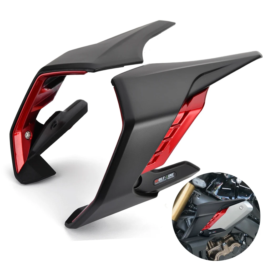 Motorcycle-Wing-Protector-For-Honda-CB650R-Wind-Fairing-Winglets-Fin ...