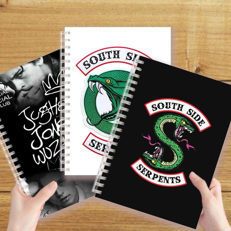 A5 Spiral Notebook Riverdale Cartoon Southside Serpents South Side ...