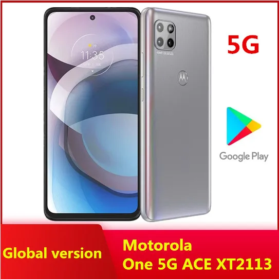 Motorola-teléfono inteligente One 5G ACE XT2113, celular Original ...