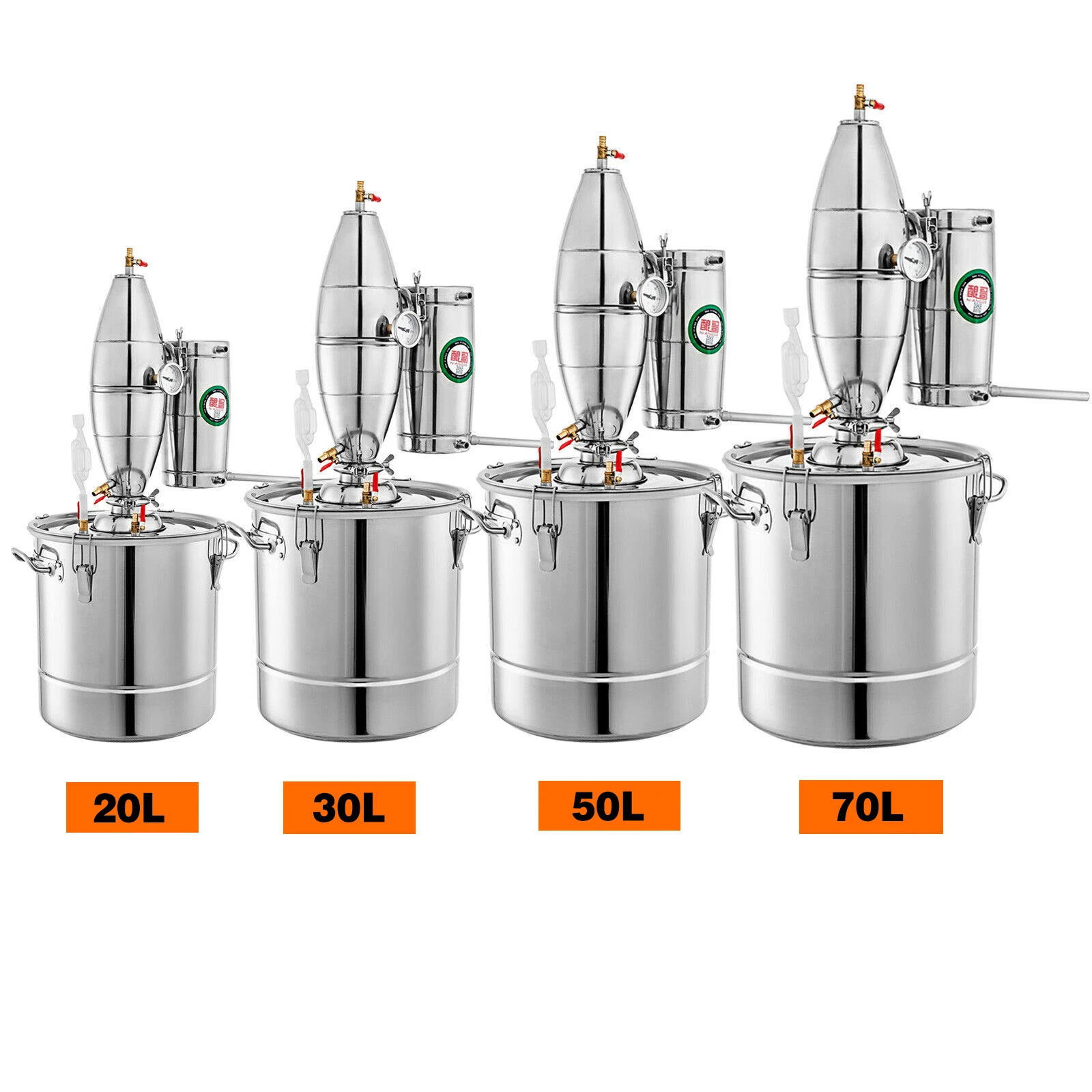20L-30L-50L-70L-304-Stainless-Steel-Alcohol-Distiller-Home-Brew-Kit ...