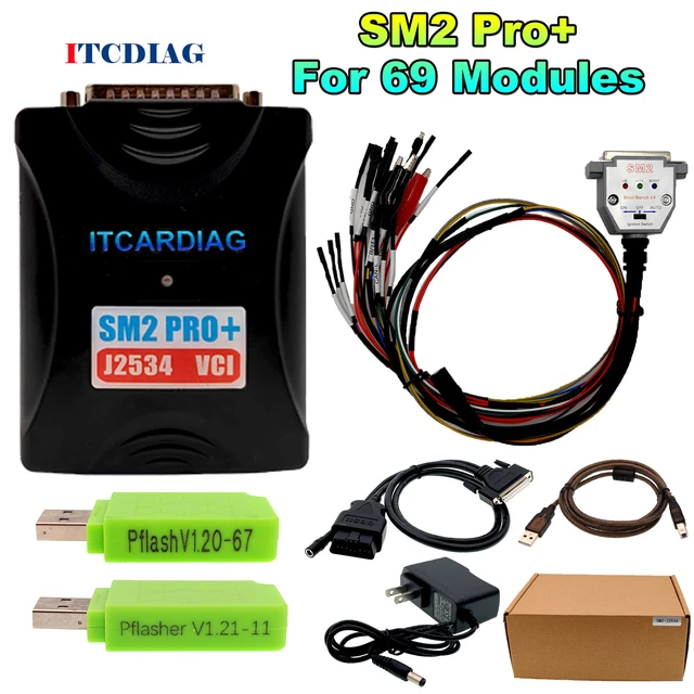 Sm2 Pro J2534 Vci Pcm Ecu Programmer Dongle 67 In Scanmatik, 51% OFF