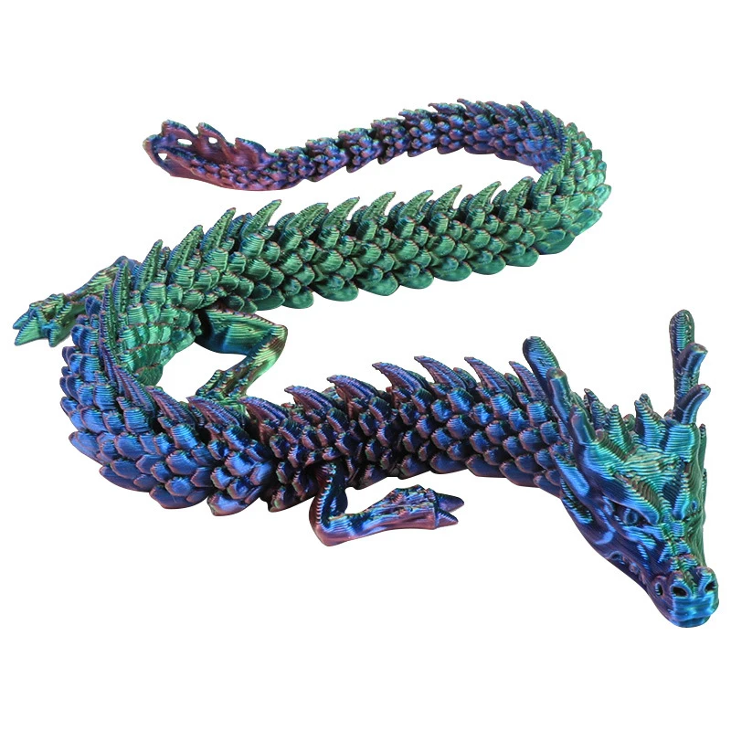 3D-Printed-Articulated-Dragon-Fish-Tank-Landscaping-Chinese-Long ...