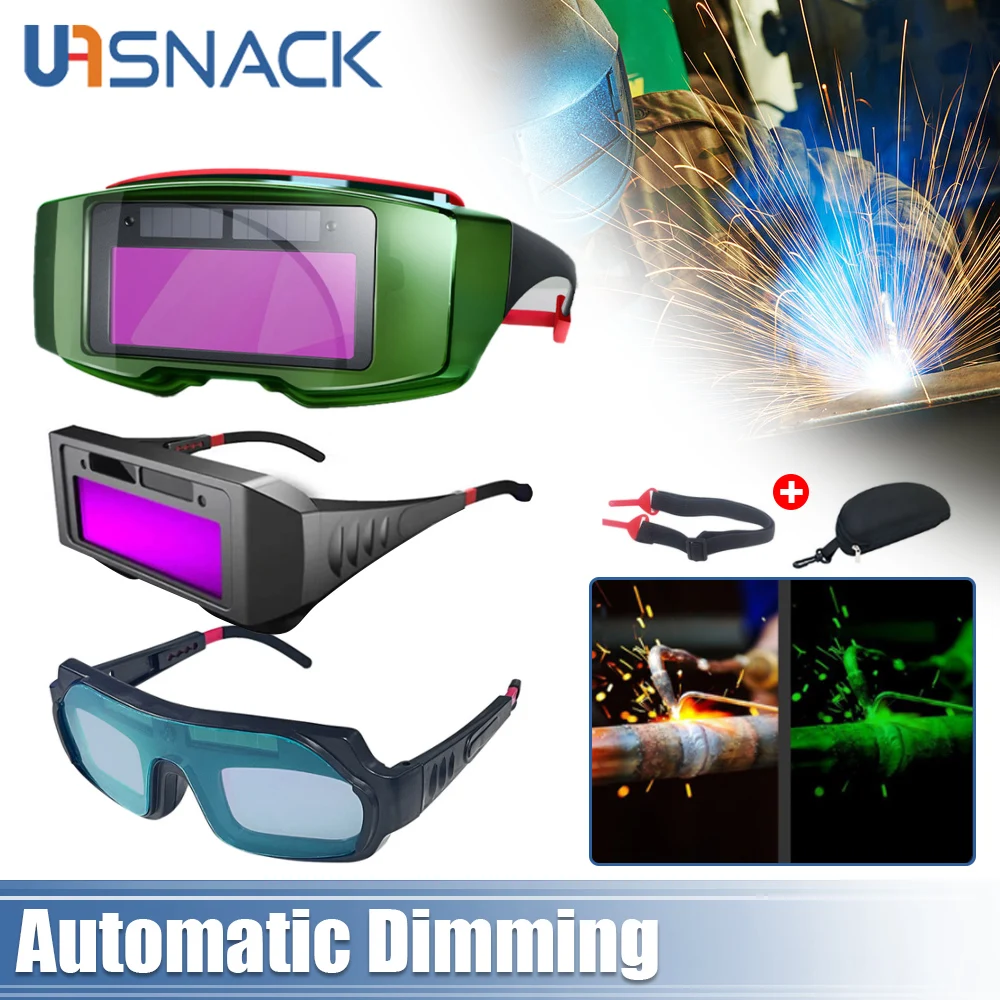 Automatic Dimming Welding Glasses Argon Arc Welding Solar Goggles ...