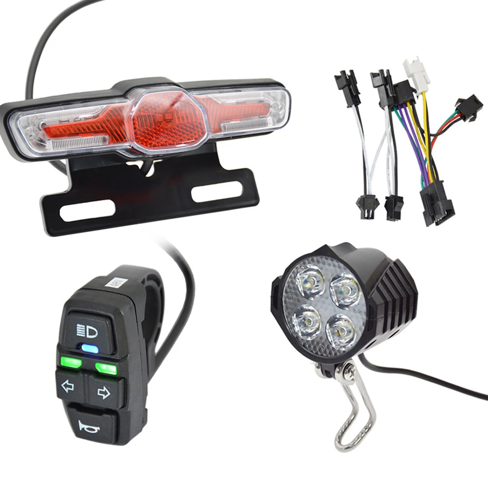E-Bike-Front-Brake-Rear-Light-Set-24V-48V-Bike-Rack-Lamp-with-Horn ...