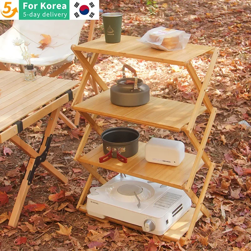 Outdoor-Camping-Portable-Storage-Rack-Picnic-Multi-layer-Bamboo-Folding ...