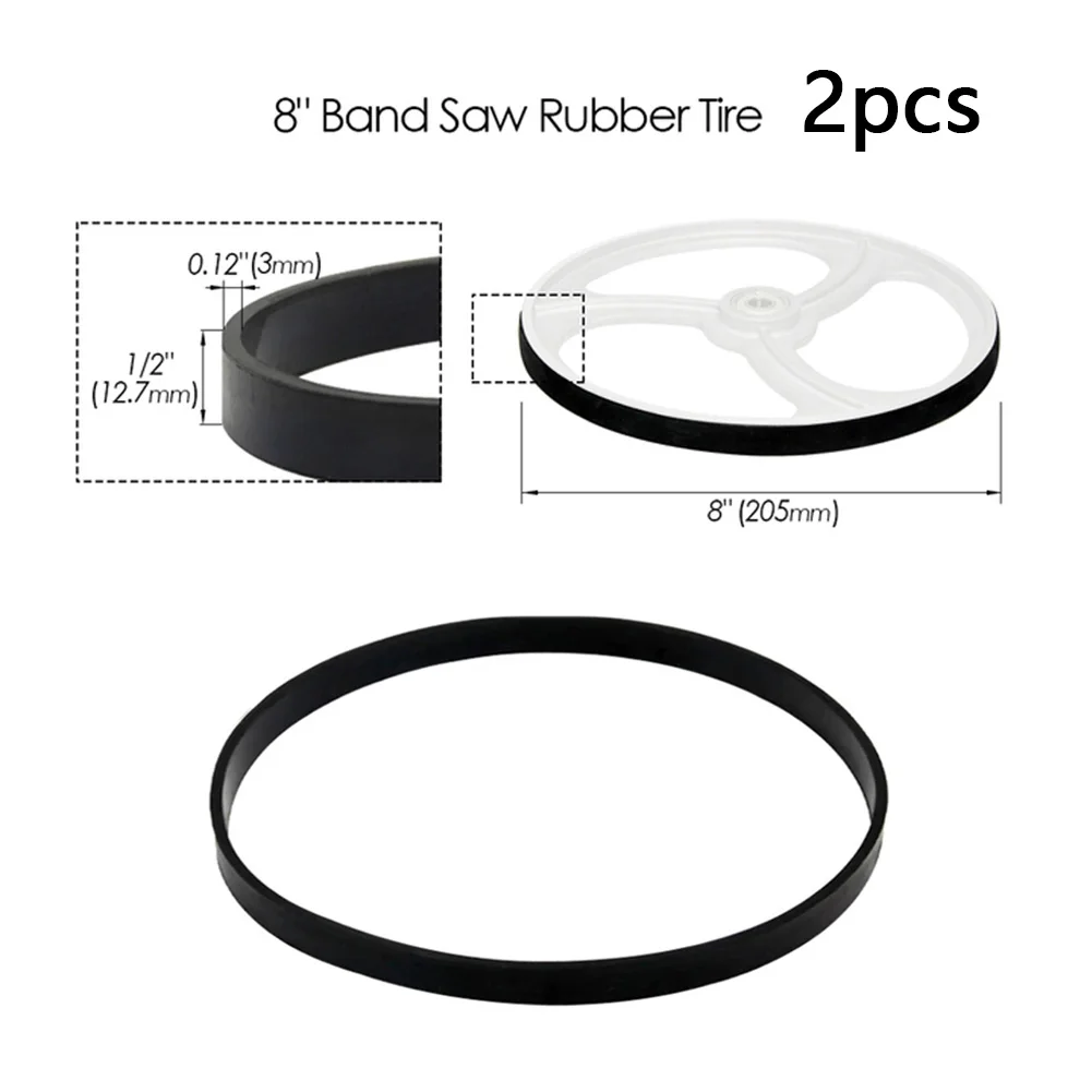 2Pcs-Pack-Woodworking-Band-Saw-Wheel-Rubber-Band-Anti-slip-And-Anti ...