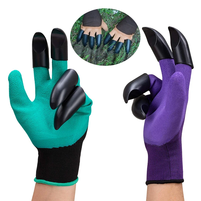 Gardening Gloves Breathable Waterproof Earth-Digging Gloves Garden ...