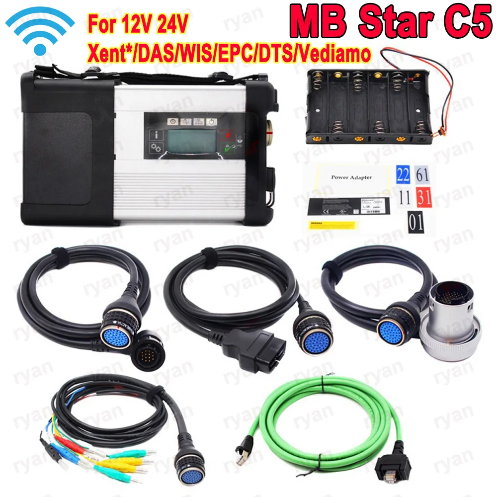 MB-Star-C5-Car-Truck-Star-Diagnosis-Multiplexer-SD-Connect-C5-With-SSD ...