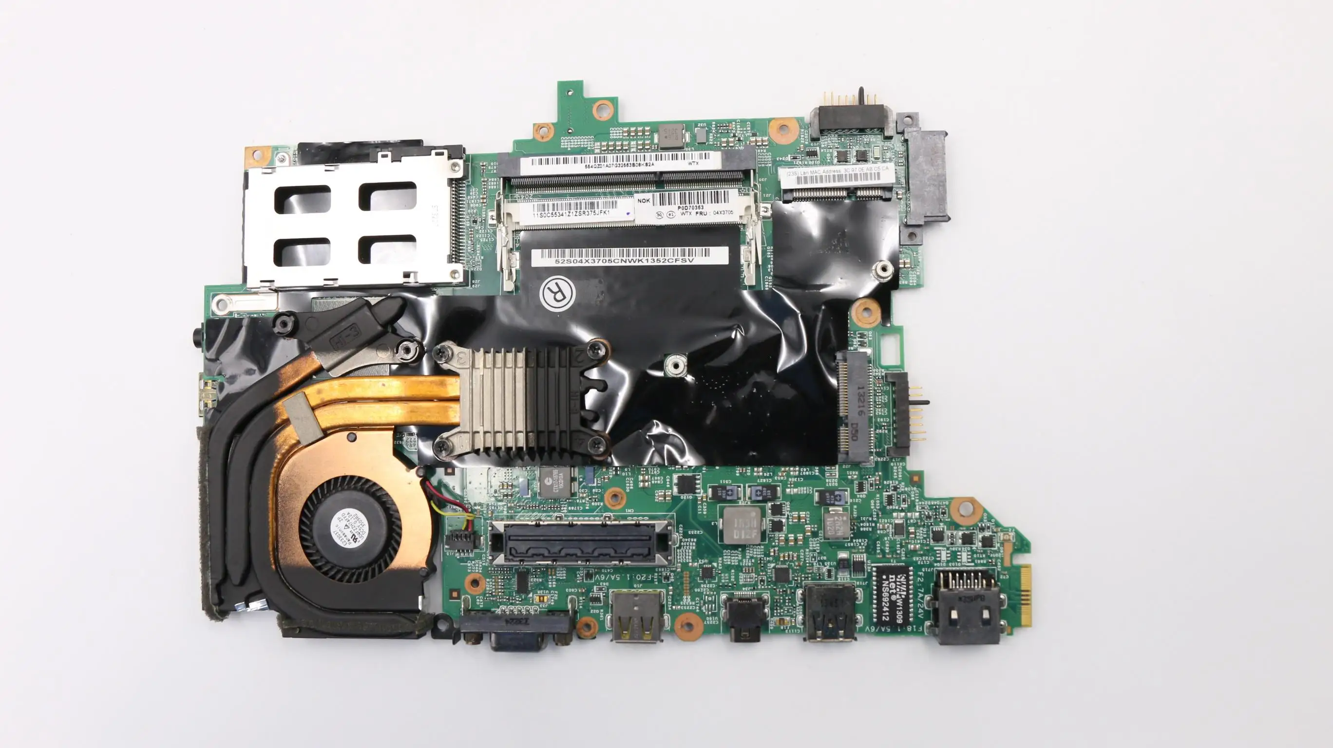 SN-11263-2-FRU-PN-04X3687-CPU-I5-3320M-MAIN-BOARD-PLANAR-UMA-NOK-Model ...