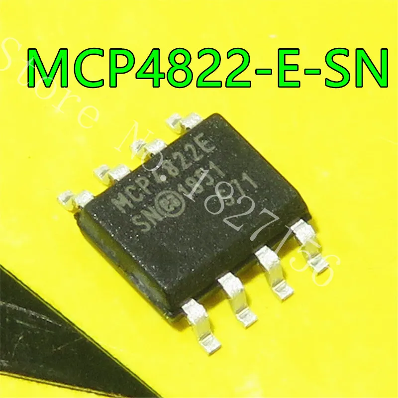 MCP4822 MCP4822-E/SN SOP8 M 12-Bit DACs with Internal VREF and SPI ...