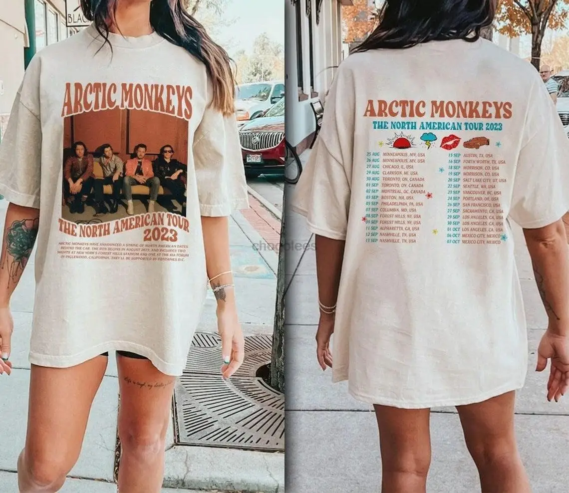 Arctic-Monkeys-Band-2-Sides-Shirt-Arctic-Monkeys-Lyric-Shirt-Arctic ...