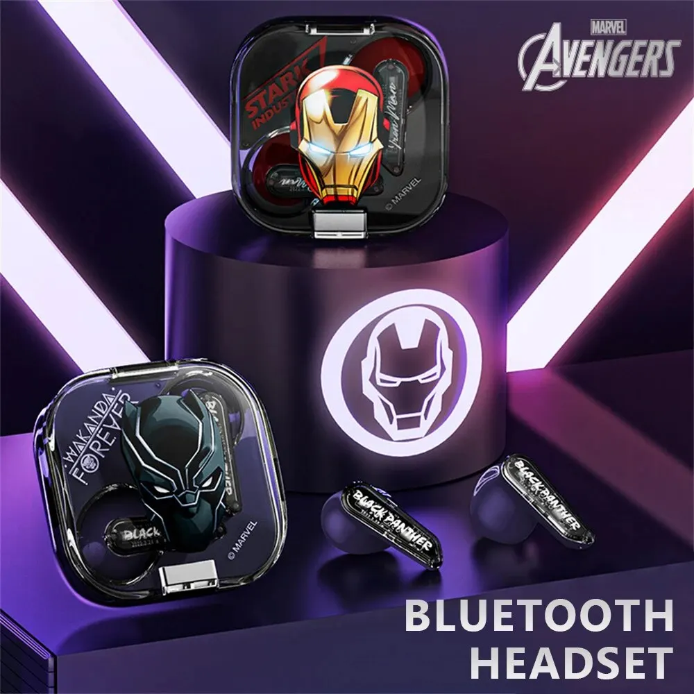 Marvel-Wireless-Bluetooth-V5-3-Earbuds-HIFI-Sound-Touch-Control-Gaming ...