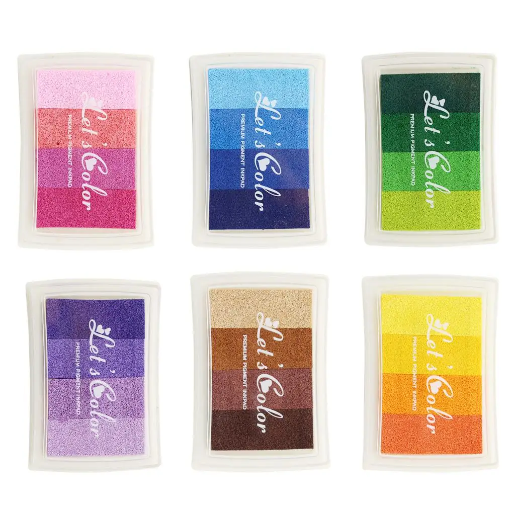 6pcs-Fingerprint-Stamp-Set-with-Plastic-Case-Washable-Rainbow-Color-DIY ...