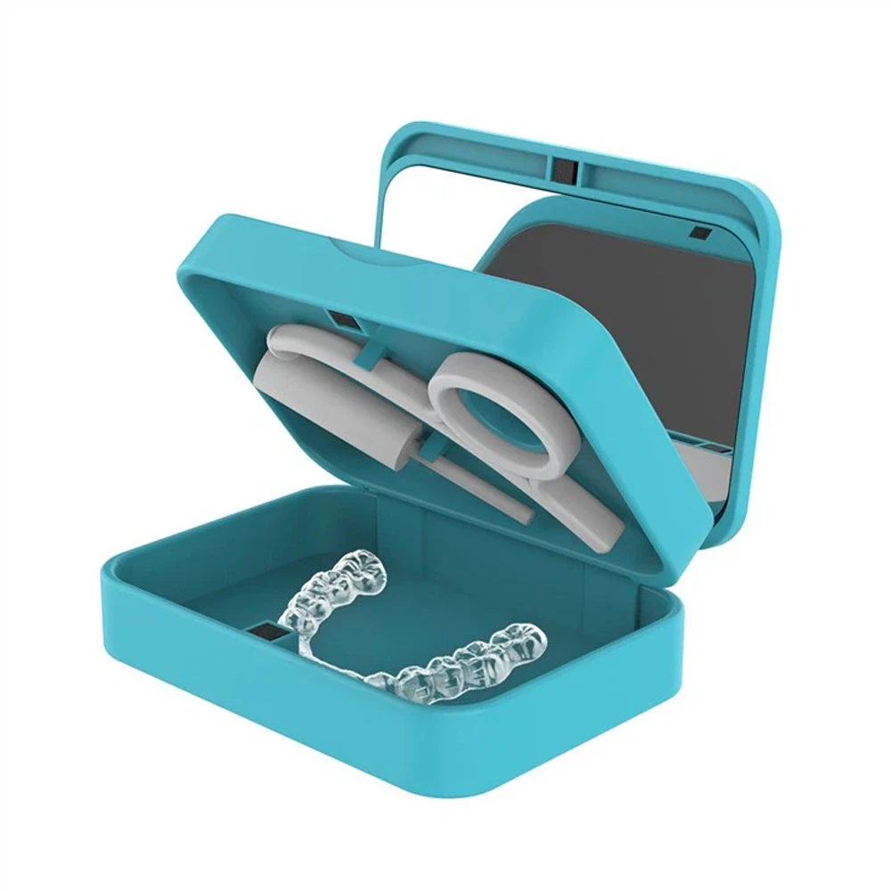 Orthodontic Retainer Box Case With Mirror Tools Appliances Aligner ...