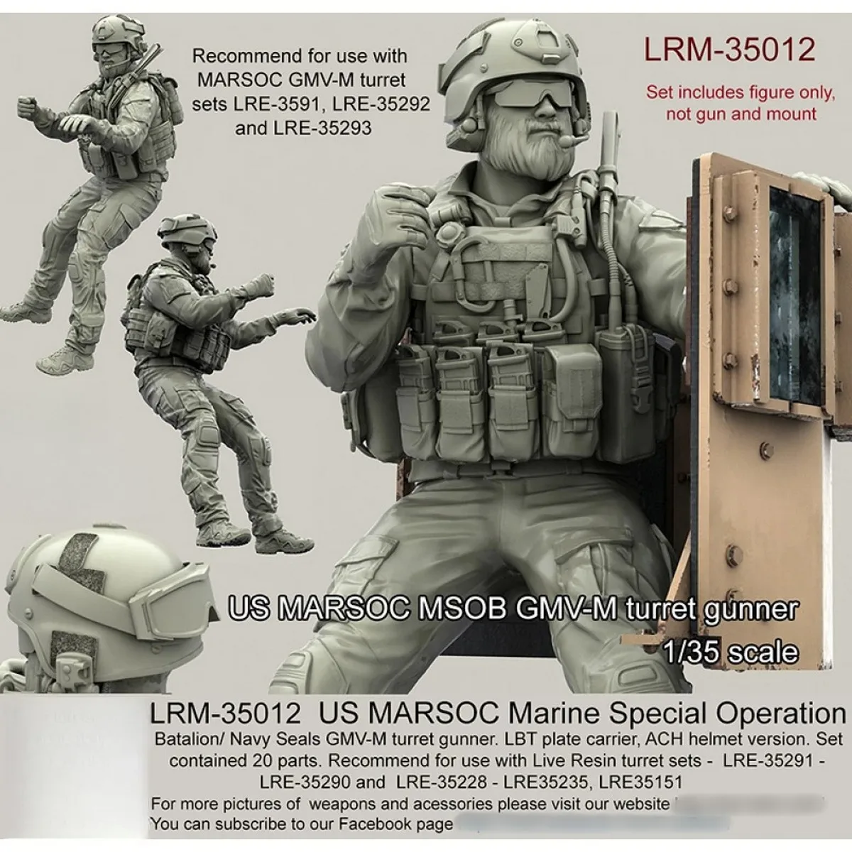 1/35 Resin Unpainted model Kit, military theme, United States Marine ...