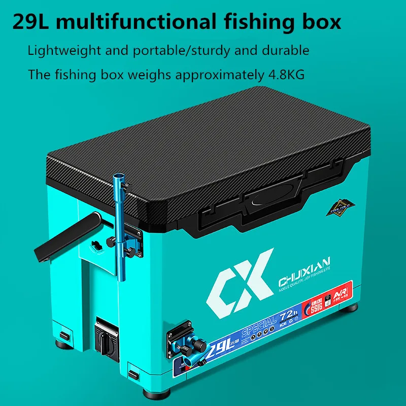 New-Full-Set-Fishing-Box-Multi-functional-Fishing-Bucket-Fishing ...