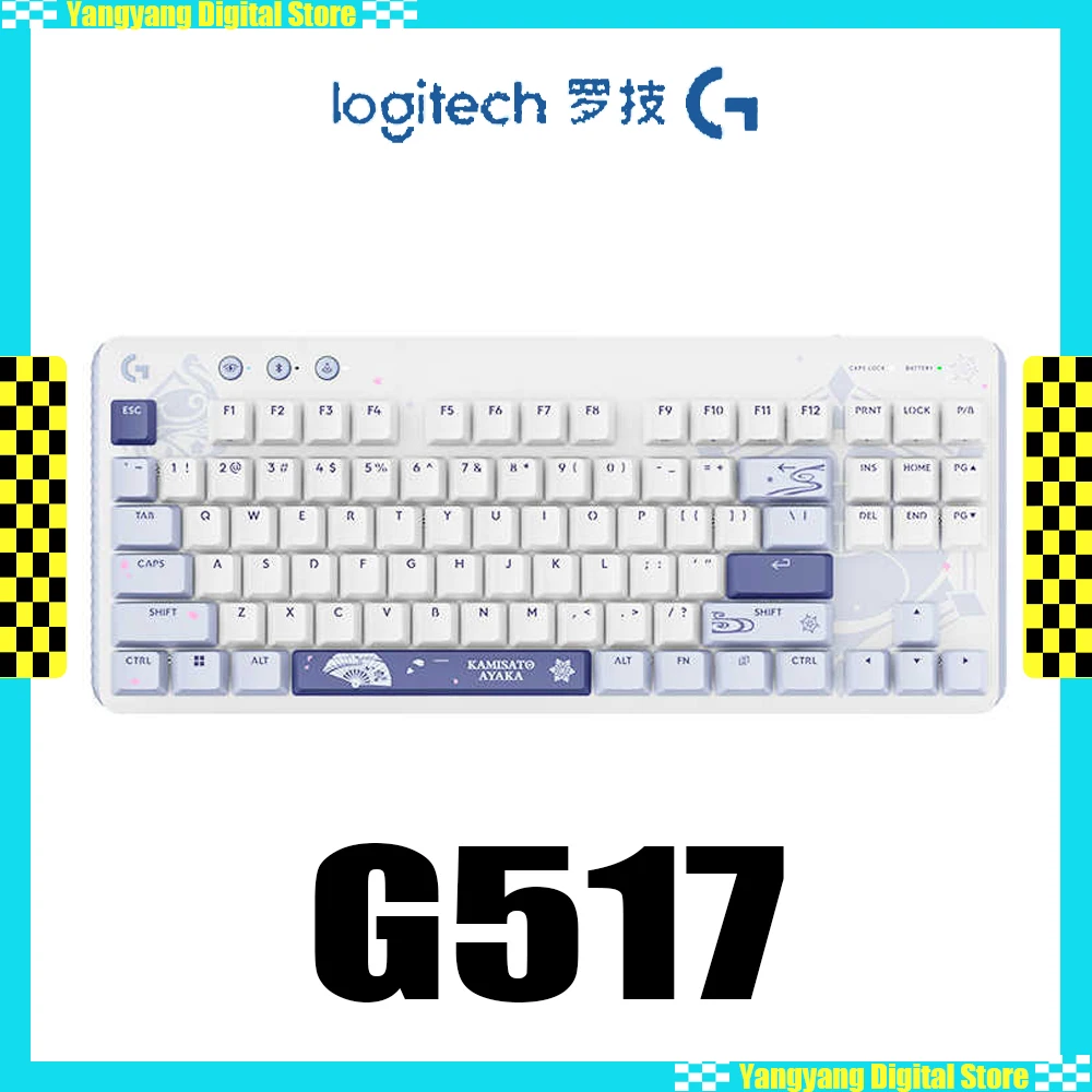 For-Logitech-G517-Mechanical-Keyboard-LIGHTSPEED-Bluetooth-three-mode-hot-swappable-gaming ...