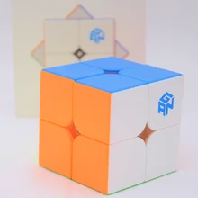 GAN 251 V2 2x2 Magic Cube Stickerless GAN251V2 2x2x2 Speed cubo ...