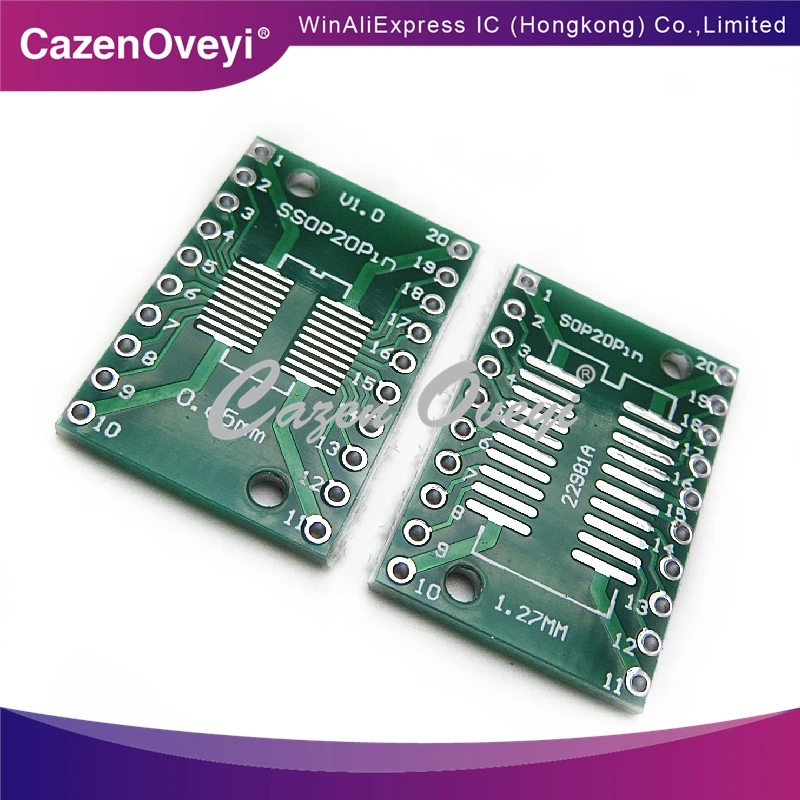 5pcs-lot-SOP20-SSOP20-TSSOP20-SMD-to-in-line-DIP-0-65-1-27mm-Adapter ...