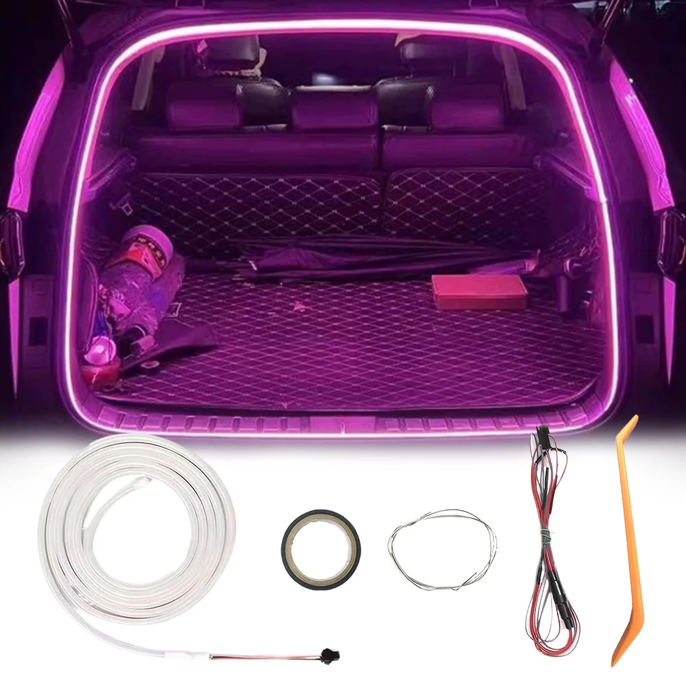 LED Car Trunk Light Strip No Drilling Automatic Tail Box Light Car ...
