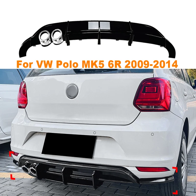 Protecteur-de-pare-chocs-arri-re-pour-VW-Polo-MK5-6R-2009-2014 ...