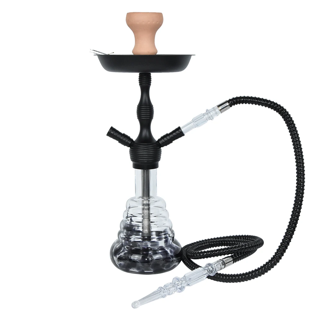 Cachimba clásica personalizada de vidrio para fumar, shisha con 2 ...
