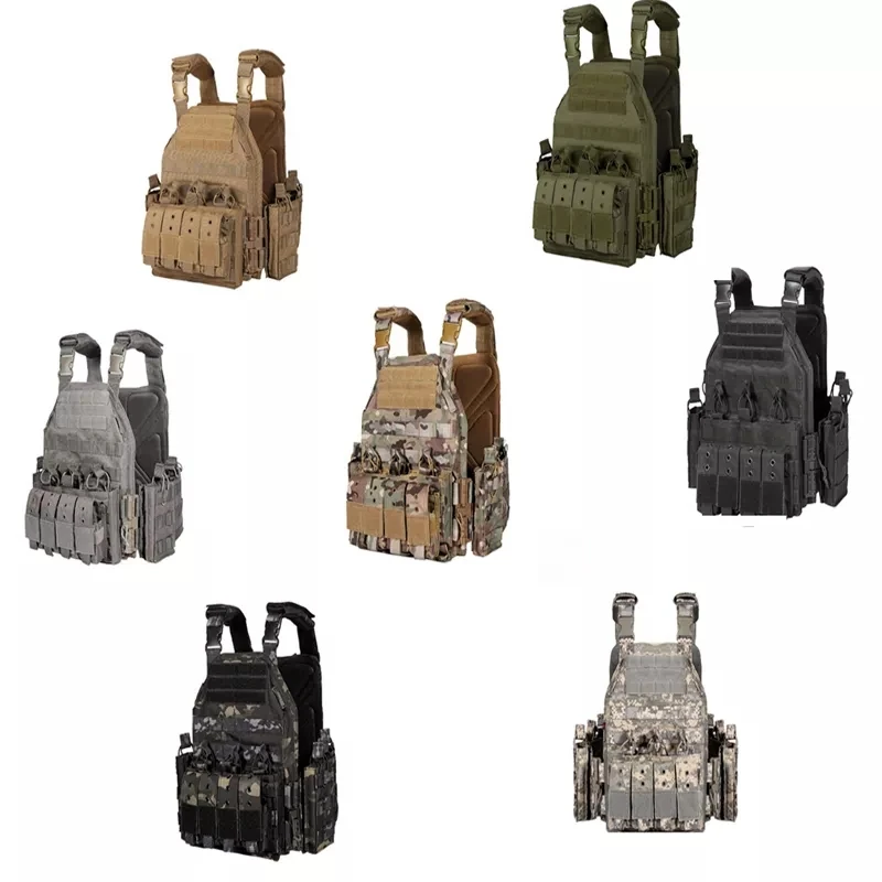 1000D-Nylon-Plate-Carrier-Tactical-Vest-Outdoor-Hunting-Protective ...