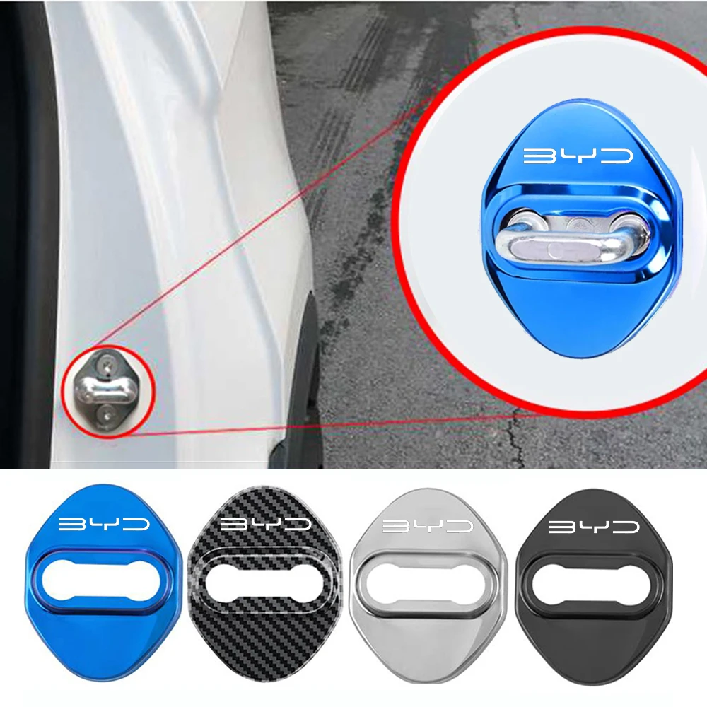 4pcs-Car-Door-Lock-cover-Protective-Buckle-case-for-BYD-e6-Car-Styling ...