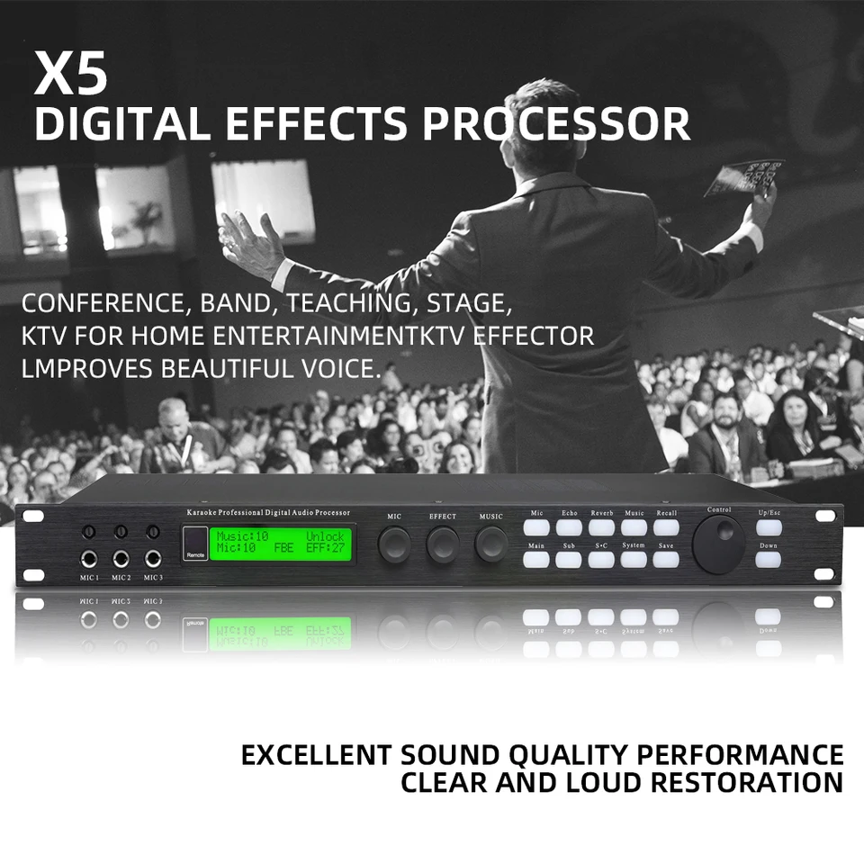 Professional Digital Audio Processor | Pre-effects Processor Dsp Stage