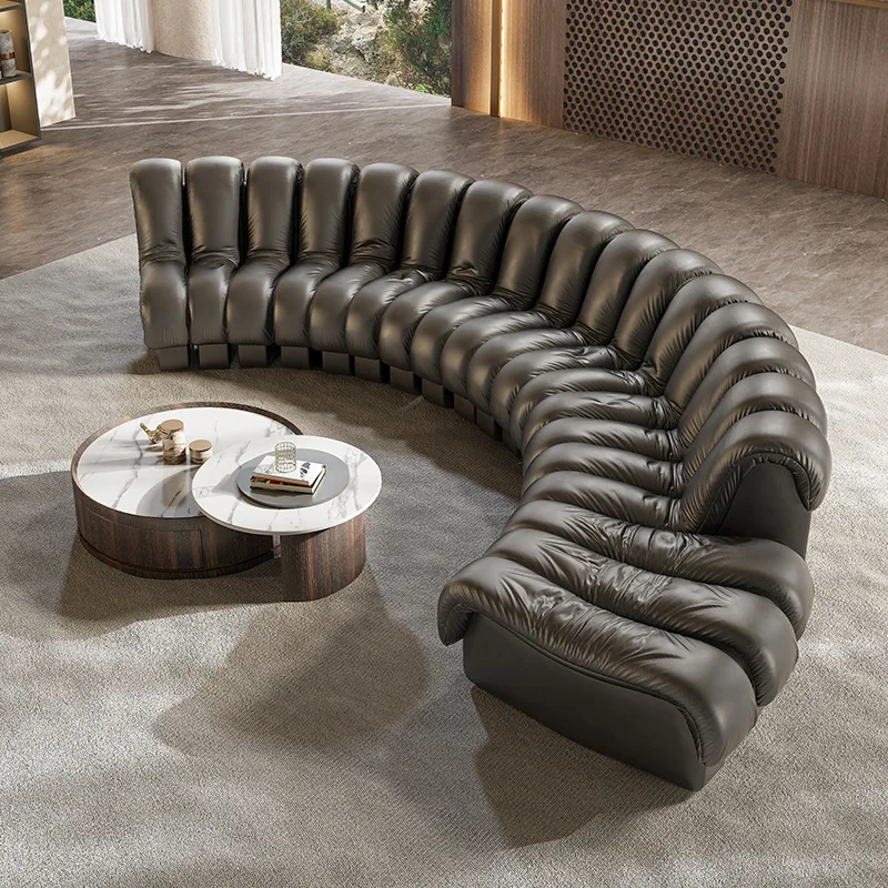 Medieval-minimalist-snake-shaped-sofa-size-apartment-S-shaped-curved ...