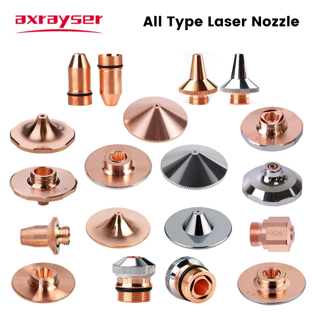 Axrayser-10Pcs-All-Types-Laser-Nozzles-Single-Double-Fiber-Cutting ...