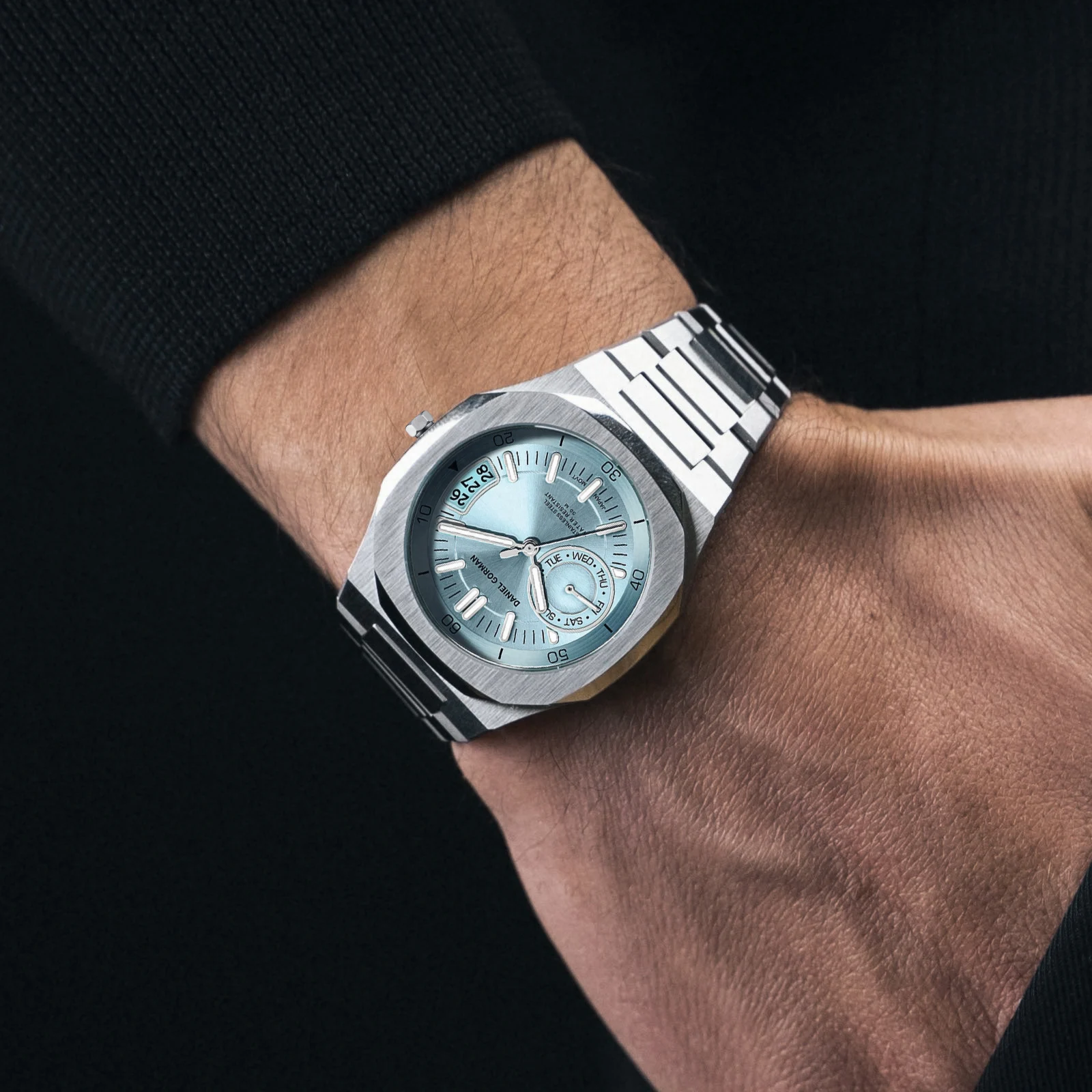 DANIEL GORMAN 40mm Luxury Men's Quartz Watch Top Brand Fashion Sports ...