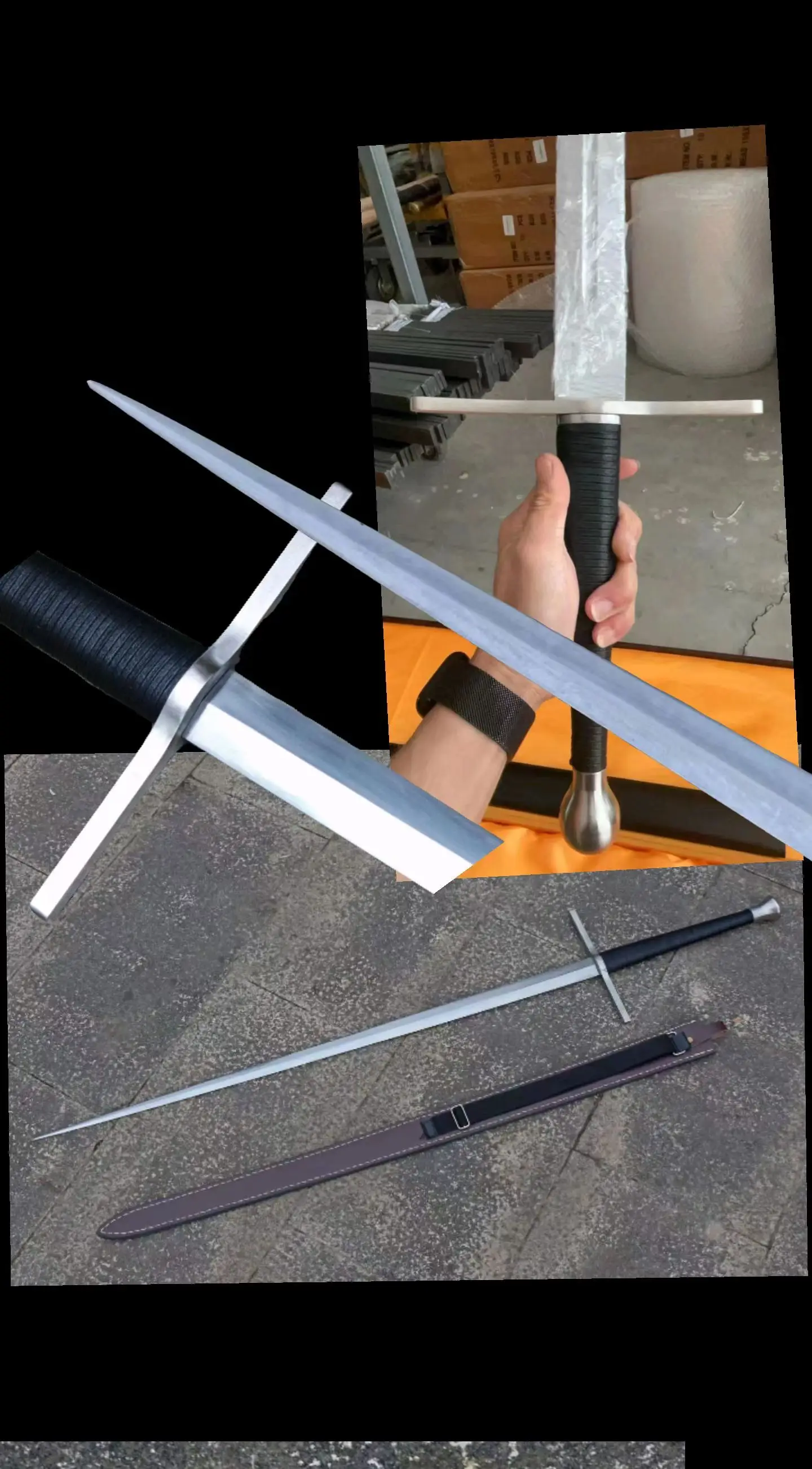 Dragon-Blade-Arthurian-Knight-Battle-Integrated-Sword-Real-Handmade ...