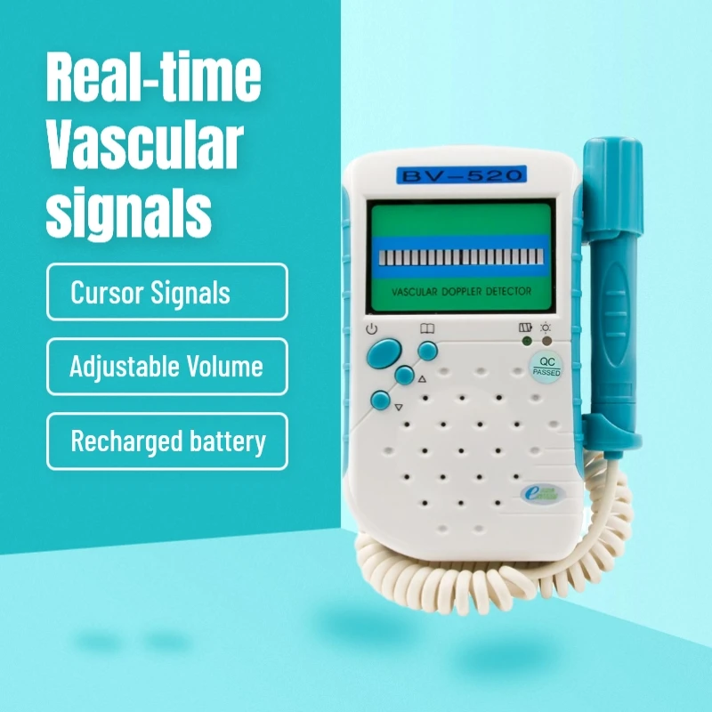 8Mhz-Pencil-Probe-Doppler-Vascular-Blood-Flow-Rate-Detector-Arterial ...