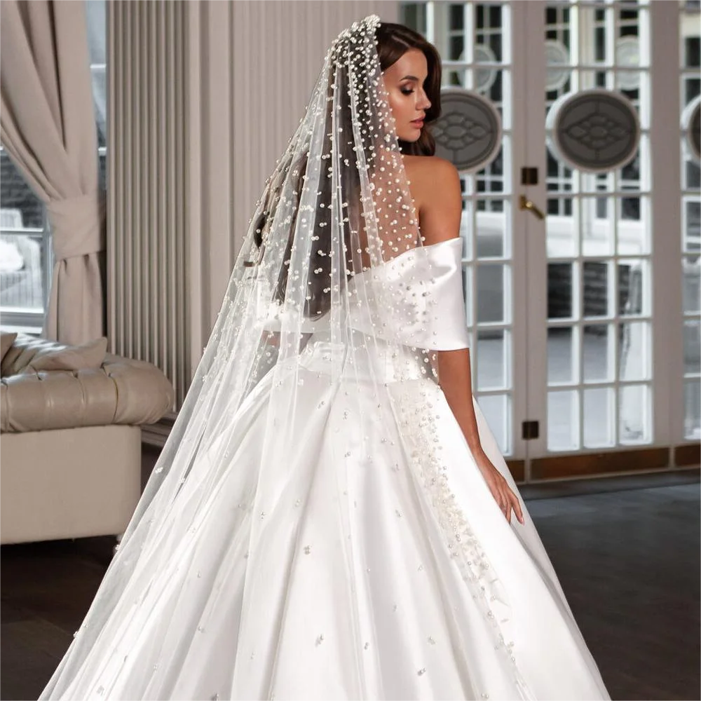 Velos-de-novia-de-lujo-con-perlas-velo-de-novia-con-peine-Extra-largo ...