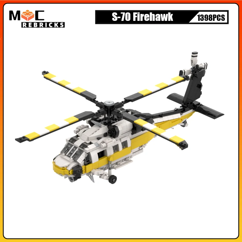 Military-Series-Building-Block-US-Transport-S-70-Firehawk-Helicopter ...