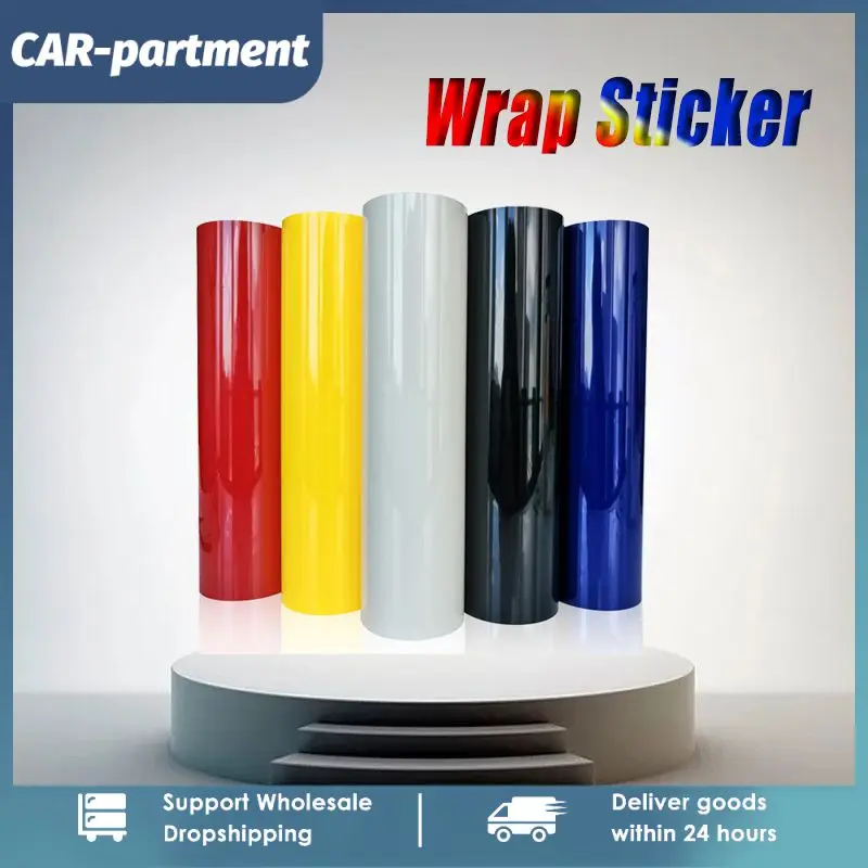 Super-Gloss-Red-Vinyl-Film-Wrap-Sticker-30x152CM-Foil-Decoration-Film ...