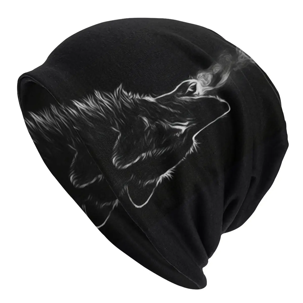Custom-Bonnet-Warm-Knitted-Hat-Men-Women-Black-Wolf-Fashion-Skullies ...