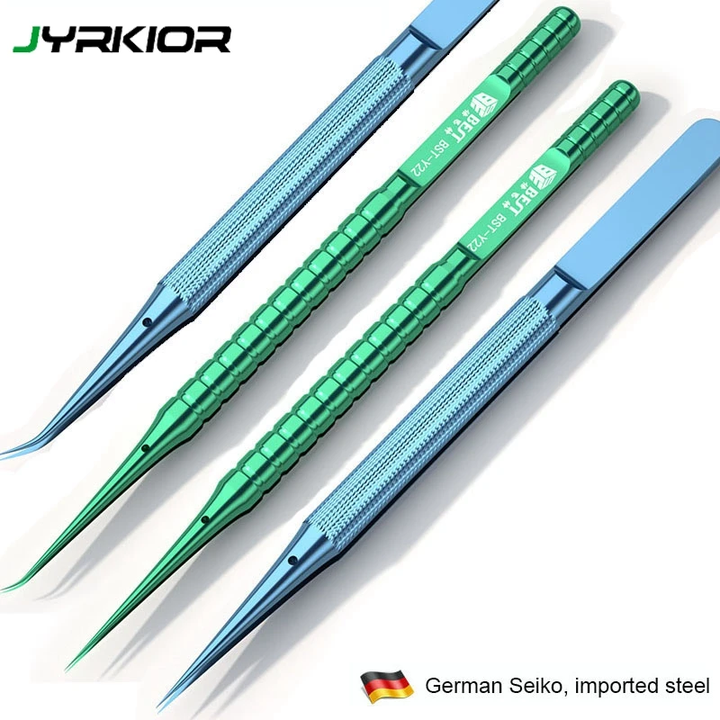 Jyrkior PCB Board Soldering Repair Tweezer High Precision Ultra Point ...