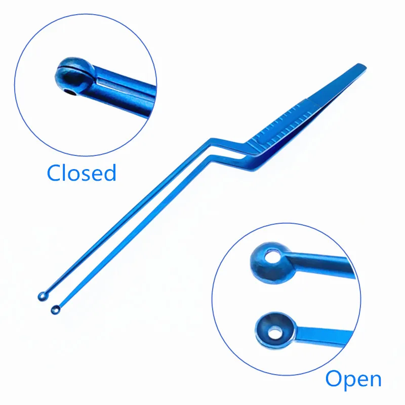 Tumor-Grasping-Forceps-Ring-head-Titanium-Neurosurgery-Surgery ...