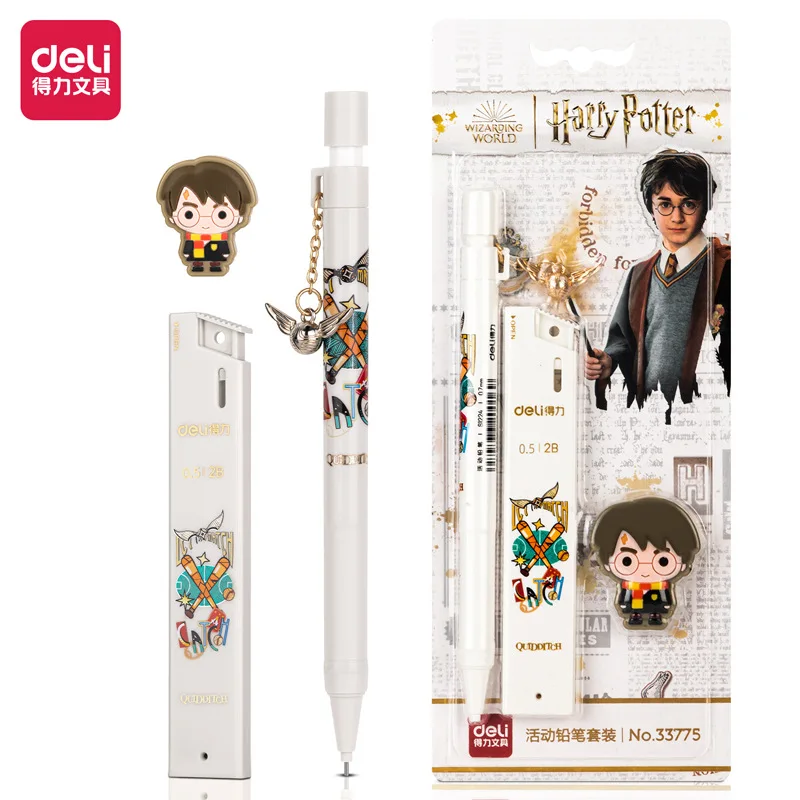 Harry Potter 0.5mm Automatic Pencil And Refills Eraser Plastic ...