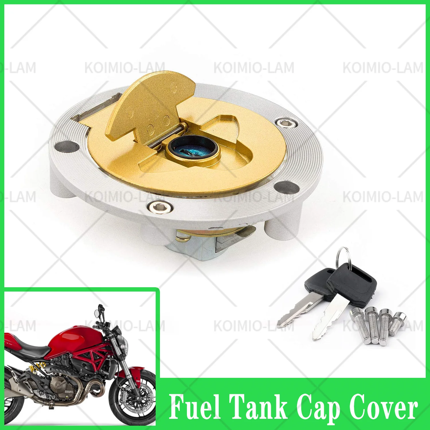Fit For Ducati Monster 1200 821 797 SUPERSPORT 939 950 Fuel Gas Cap ...
